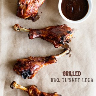 Grilled BBQ Turkey Legs Recipe - Dine and Dish